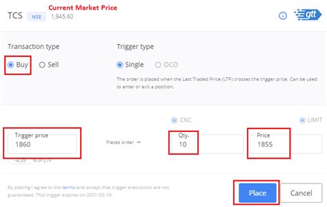 how to place gtt buy order in zerodha finance guru speaks the