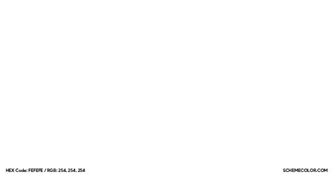 Fefefe Hex Color Code