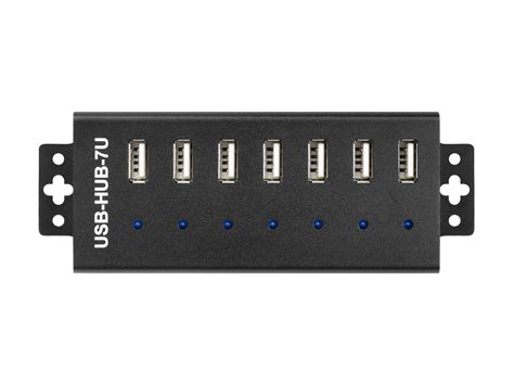 工业级7路usb集线器usb2 0多接口集线器 拓展hub转接器