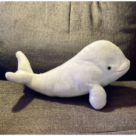 Wild Republic Toys Wild Republic White Beluga Whale Plush Stuffed
