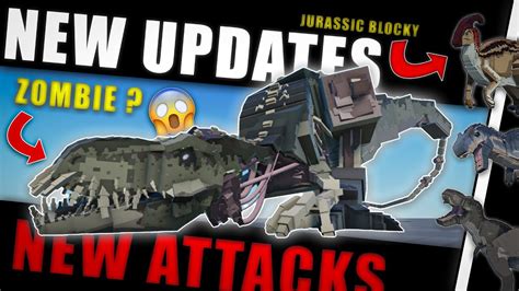Jurassic Blocky This Week New Updates And Animations New Skins And