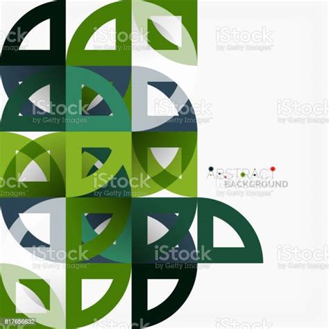 종이 동그라미를 잘라 모자이크 믹스 기하학적 패턴 디자인 0명에 대한 스톡 벡터 아트 및 기타 이미지 0명 3차원 형태 공란 Istock