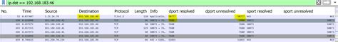 Filtering Wireshark Capture To Show Only Forward Traffic And Not Reply Traffic R Wireshark
