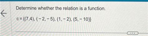 Solved Determine Whether The Relation Is A