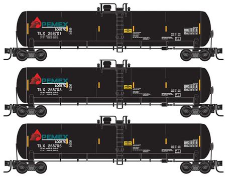Micro Trains 56 General Service Tank Car 3 Pack Jewel Cases Ready T