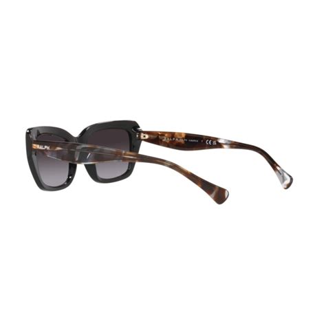 Ralph Lauren Ra 5292 50018g Shiny Black Sunglasses Woman