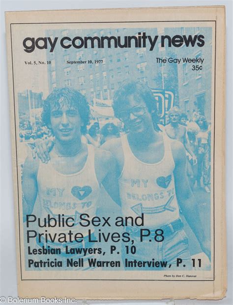 Gcn Gay Community News The Gay Weekly Vol 5 10 Sept 10 1977