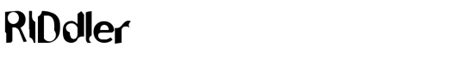 Riddler Font
