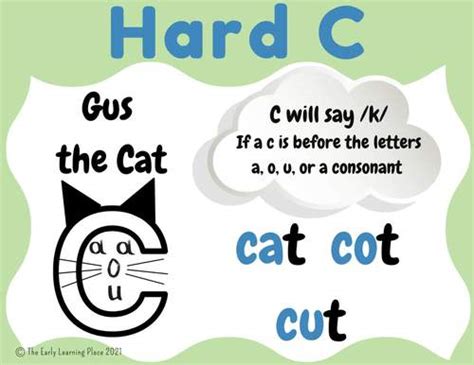 Hard And Soft C And G Posters And Activities Phonics Rule TPT