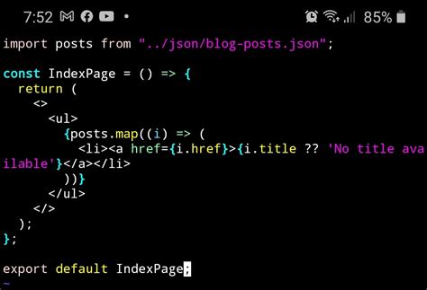 Part 2 An Example Of Using Nextjs For Static Site Generation On Android With Termux