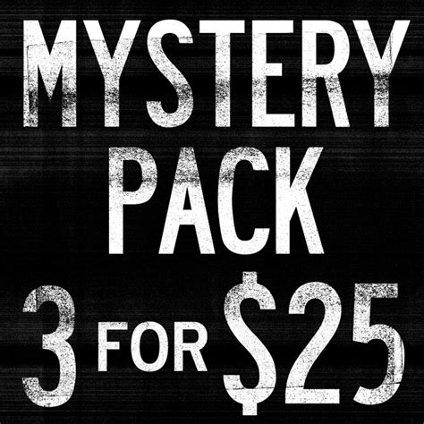 Mystery Pack 3 Assorted Items For 25 8and9 Clothing Co