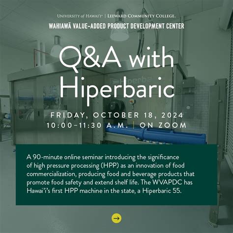 Last Call Our Hiperbaric Hpp Experts Are Ready To Share Insights In Todays Webinar Starting