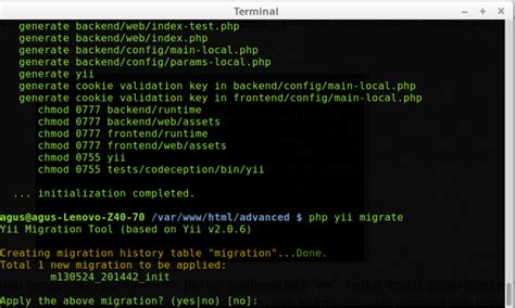 menginstall yii2 framework dengan template advance mr agus