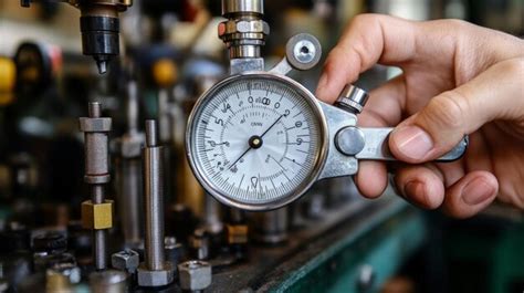 Precision Measurement With Digital Caliper Tool Premium Ai Generated Image