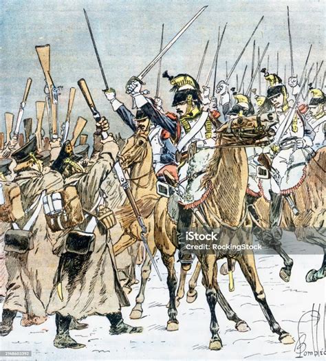 Life Of Napoleon French Army Doumerc Cuirassiers Take Russian Prisoners