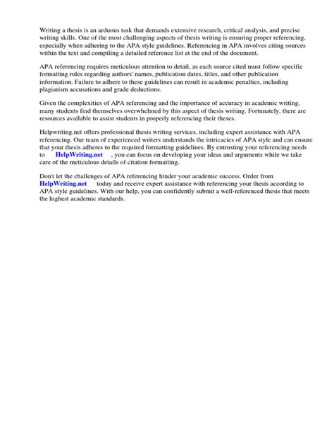 Referencing Thesis Apa Pdf Apa Style Citation