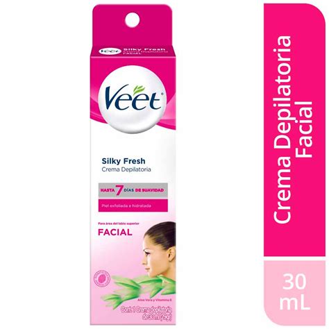 Crema Depilatoria Veet Facial Piel Sensible Paquete 30ml Oechsle