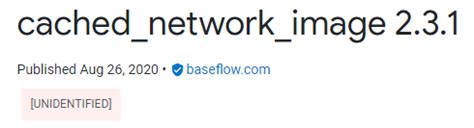 Improve Pub Dev Listing Issue Baseflow Flutter Cached Network Image Github