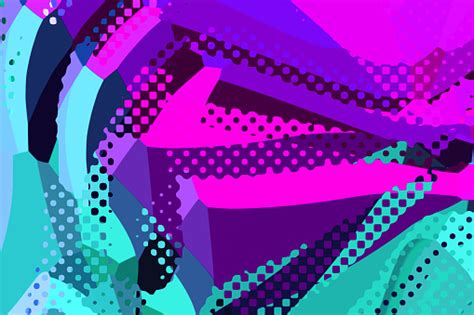 추상적인 현대 배경입니다 창조적 인 다채로운 형태와 모양 기하학적 패턴입니다 녹색 파란색과 보라색 밝은 그래픽 텍스처 0명에