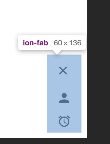 ionic fab label is not shown for boundary issue ionic v3 ionic forum