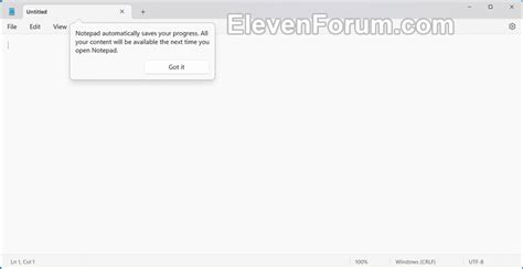 Turn On Or Off Automatically Save Session State For Notepad In Windows
