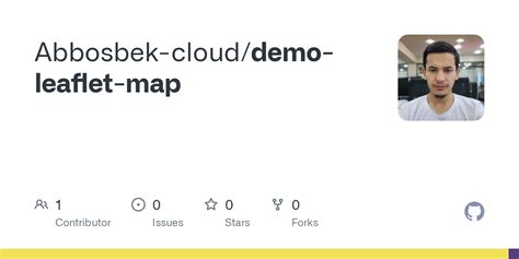 GitHub Abbosbek Cloud Demo Leaflet Map