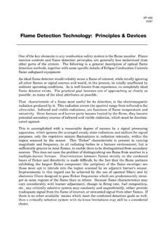 Flame Detection Technology Principles Devices Flame Detection Technology Principles