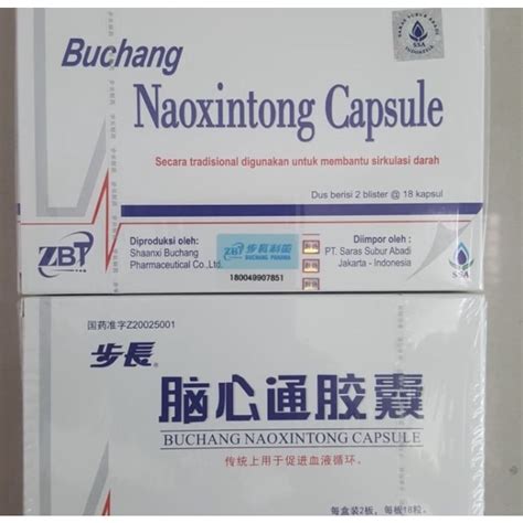 Jual Obat Stroke Buchang Naoxintong Capsule | Shopee Indonesia