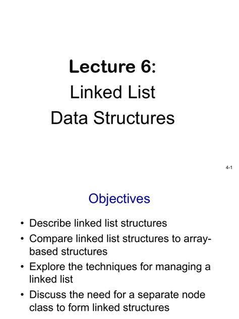 Ders6 Linked List Data Structures Pdf Data Management Computer