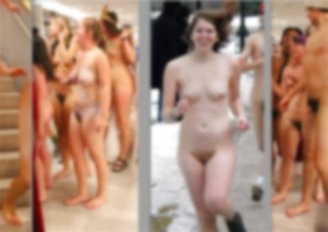 【画像】大学で行われた「全裸マラソン」、おっぱいとマ コ見放題でワロタ ポッカキットポッカキット