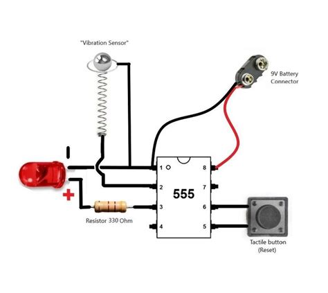 Vibration Sensor Circuit Diagram