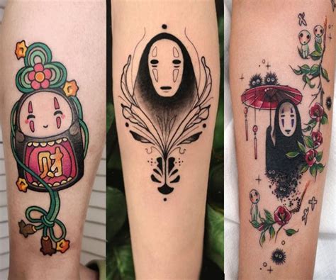 Spirited Away Tattoo No Face