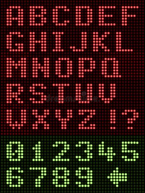 Alphanumeric Font Stock Illustrations 79 Alphanumeric Font Stock