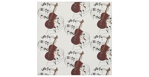 Cello Fabric Zazzle
