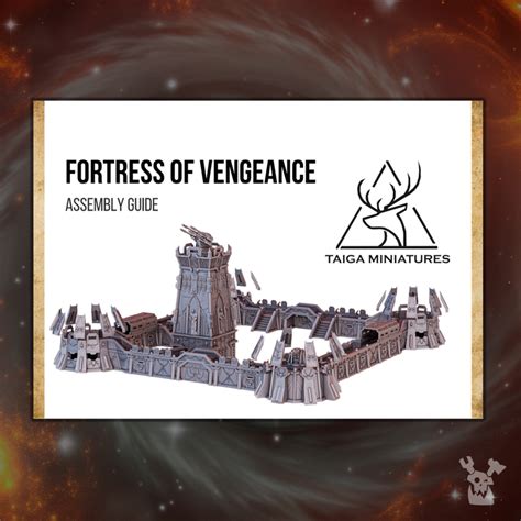 3d Printable Fortress Of Vengeance Assembly Guide By Dakkadakkastore