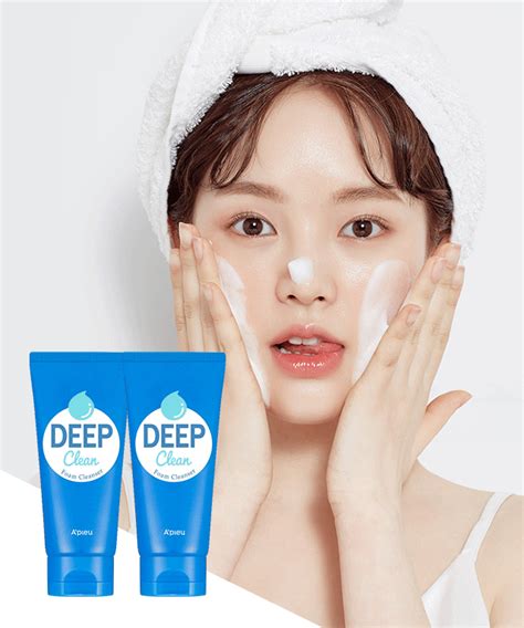 [어퓨] 딥 클린 폼 클렌저 130ml 2개입 에이블리
