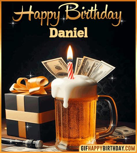 🎉 Happy Birthday Daniel  🎂 Funny And Personalized Animated Wishes