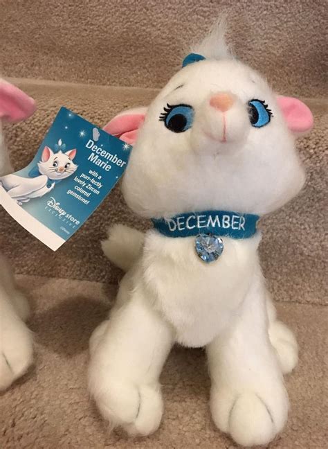 Disney Store Aristocats Stuffed Plush December And June Birthstone Marie