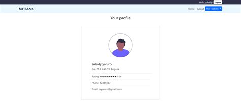 Github Zuleidyyarurobanking App Client Banking Application For