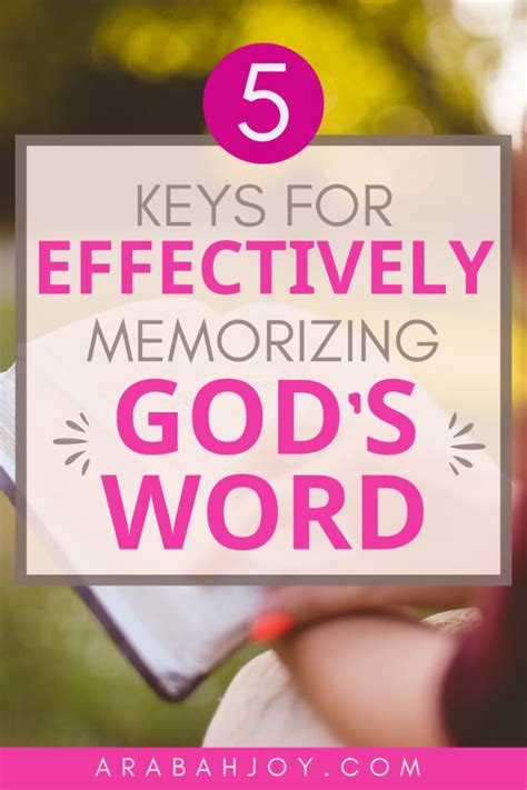 The Easy Way To Memorizing Scripture