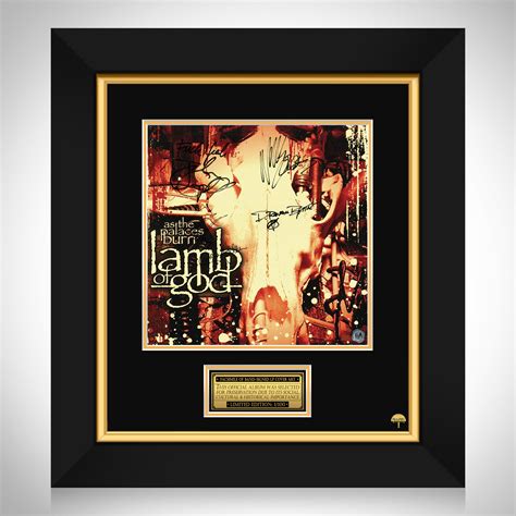 Lamb Of God As The Palaces Burn Lp Cover Limited Signature Edition