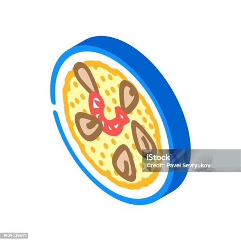 빠에야 요리 스페인 요리 등각 투영 아이콘 벡터 일러스트 레이 션 0명에 대한 스톡 벡터 아트 및 기타 이미지 0명 등측투영법 레스토랑 Istock