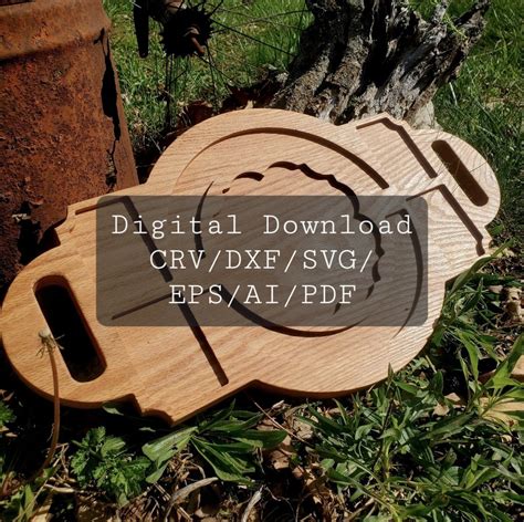 Charcuterie Board Cnc File Crvdxfaipdfepssvg Digital Etsy