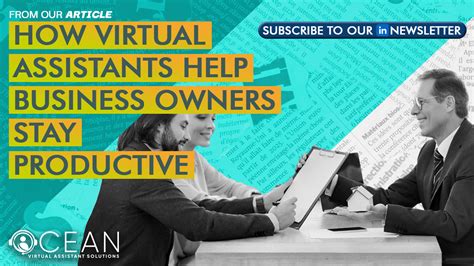 How Virtual Assistants Help Business Owners Stay Productive