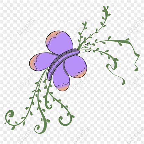 나비 일러스트 보라색 꽃 식물 곤충만화 곤충나비 날개
