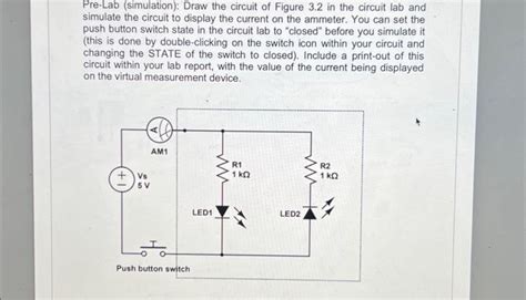 Solved Pre Lab Simulation Draw The Circuit Of Figure Chegg