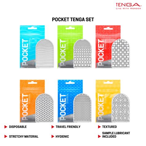 Pocket Tenga Disposable Masturbator Stroker Set