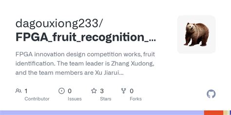 github dagouxiong233 fpga fruit recognition system fpga innovation