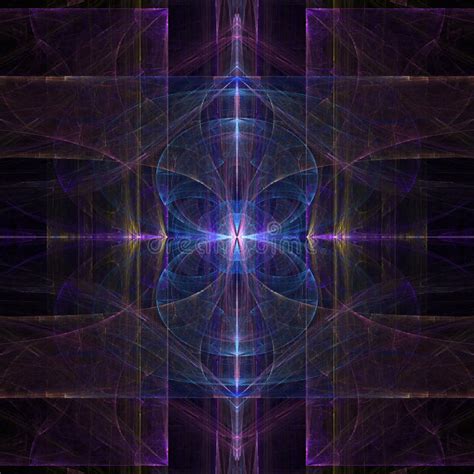 Colorful Symmetric Color Gradient Graphic Stock Illustration