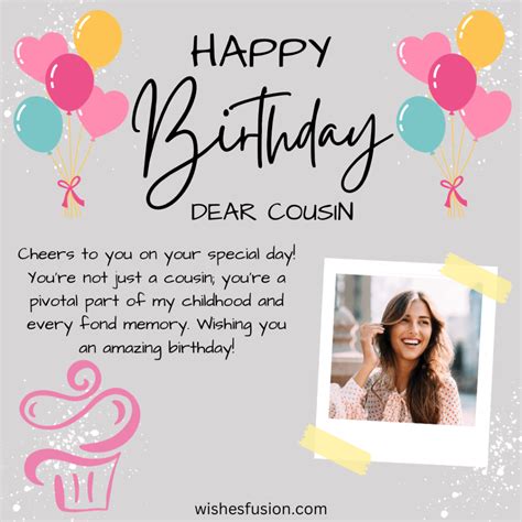 100 Birthday Wishes For Cousin Female